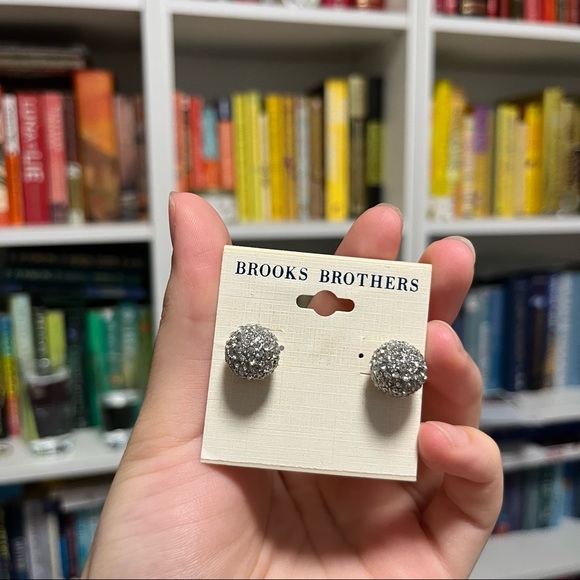 Brooks Brothers | Jewelry | Brooks Brothers Shiny Faux Diamond Stud ...